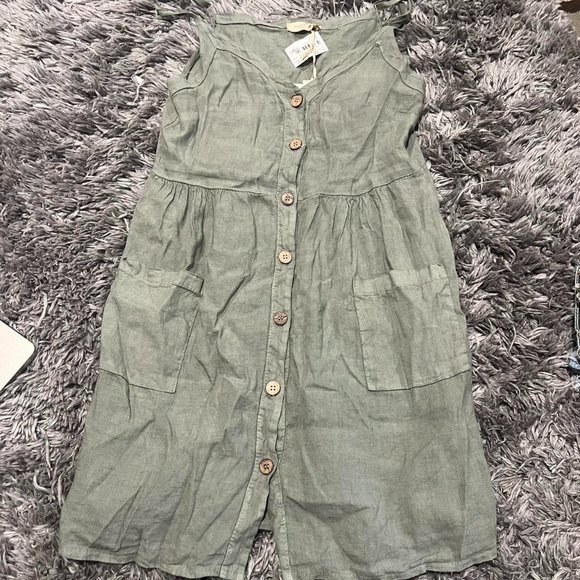 Alice Rinaldi | Dresses | Alice Rinaldi Made In Italy Linen Dress ...